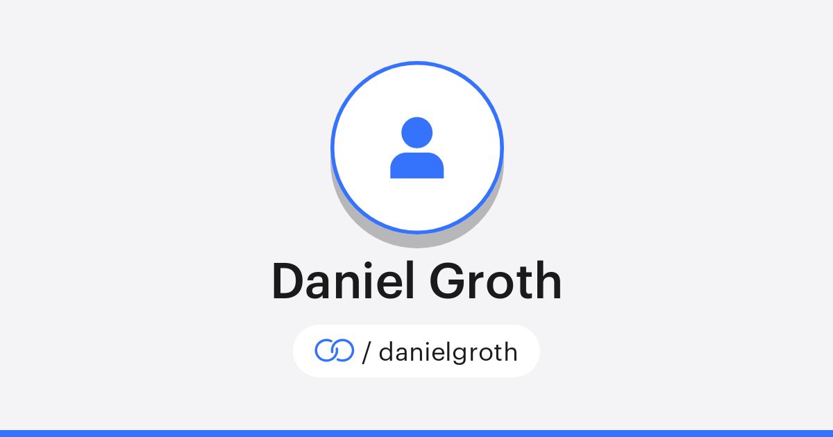 Daniel Groth (/danielgroth) · solo.to