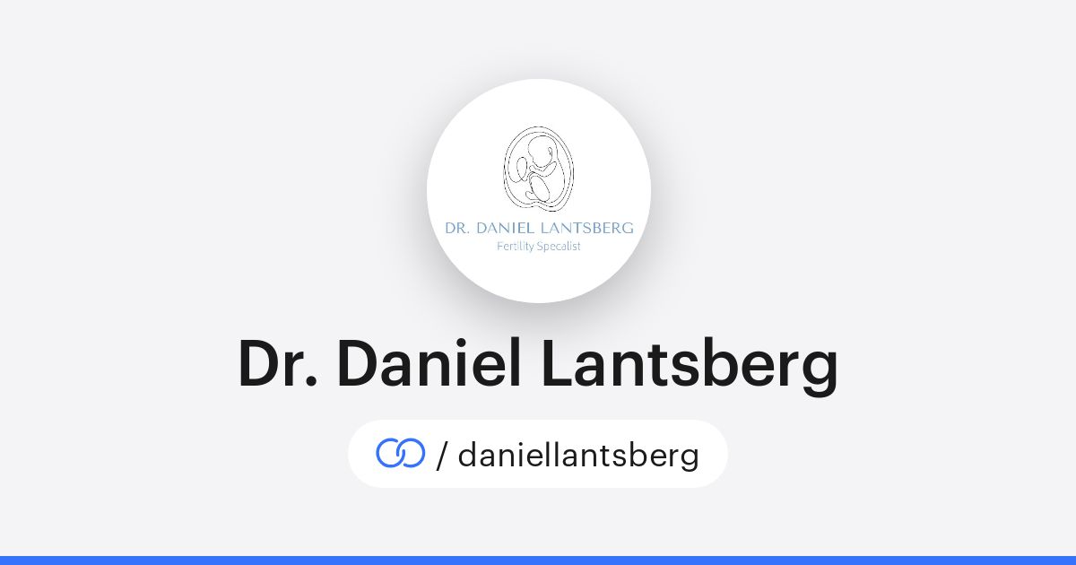 Dr. Daniel Lantsberg (/daniellantsberg) · solo.to