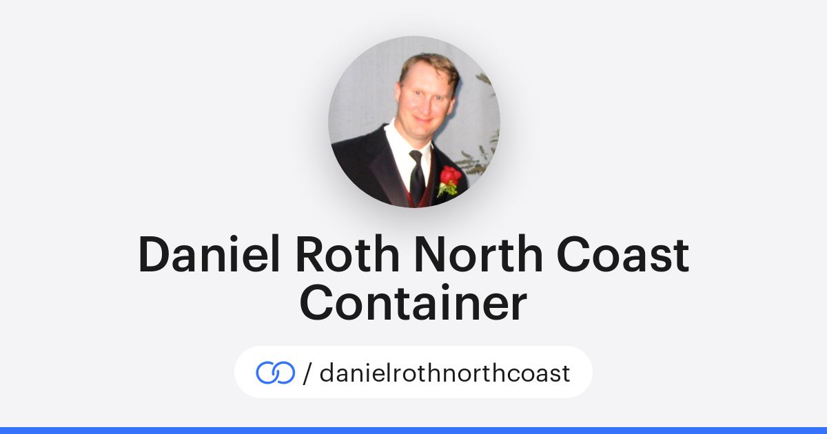 Daniel Roth North Coast Container (/danielrothnorthcoast) · solo.to