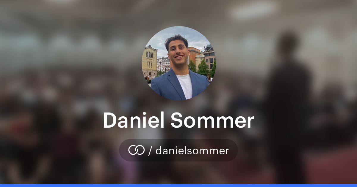 Daniel Sommer (/danielsommer) · solo.to