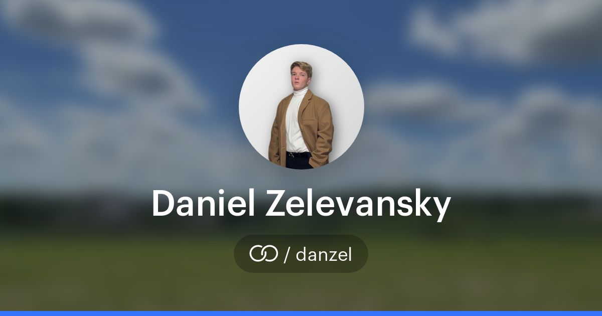 Daniel Zelevansky (/danzel) · solo.to