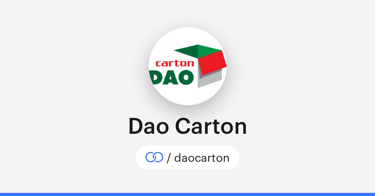 Dao Carton (/daocarton) · solo.to