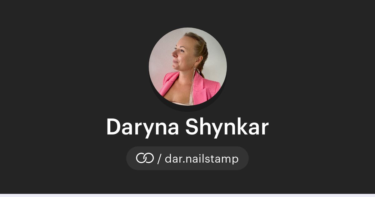Daryna Shynkar (/dar.nailstamp) · solo.to