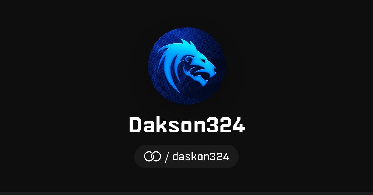 Dakson324 (/daskon324) · solo.to
