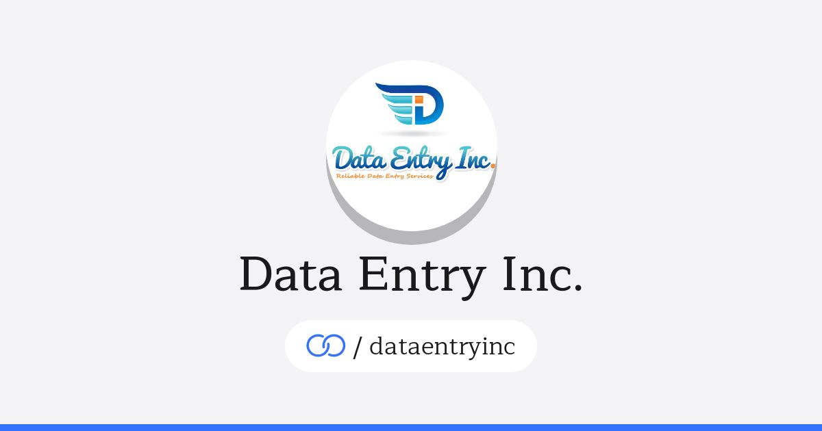 Data Entry Inc. (/dataentryinc) · solo.to