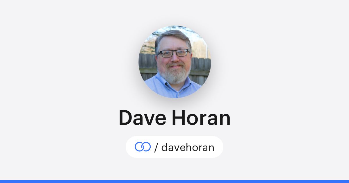 Dave Horan (/davehoran) · solo.to