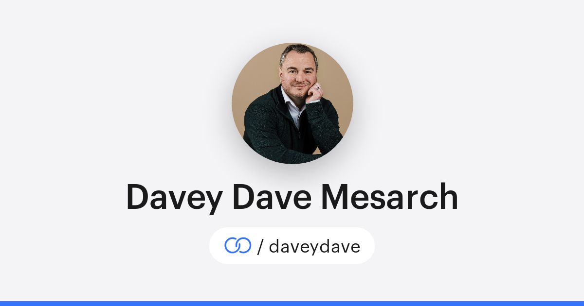 Davey Dave Mesarch (/daveydave) · solo.to