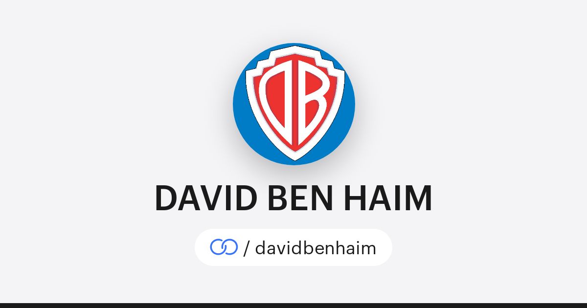 DAVID BEN HAIM (/davidbenhaim) · solo.to