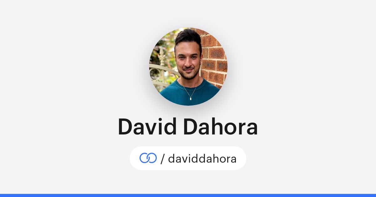 David Dahora (/daviddahora) · solo.to