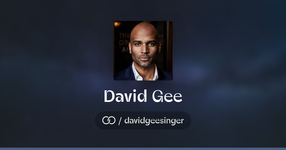 David Gee (/davidgeesinger) · solo.to