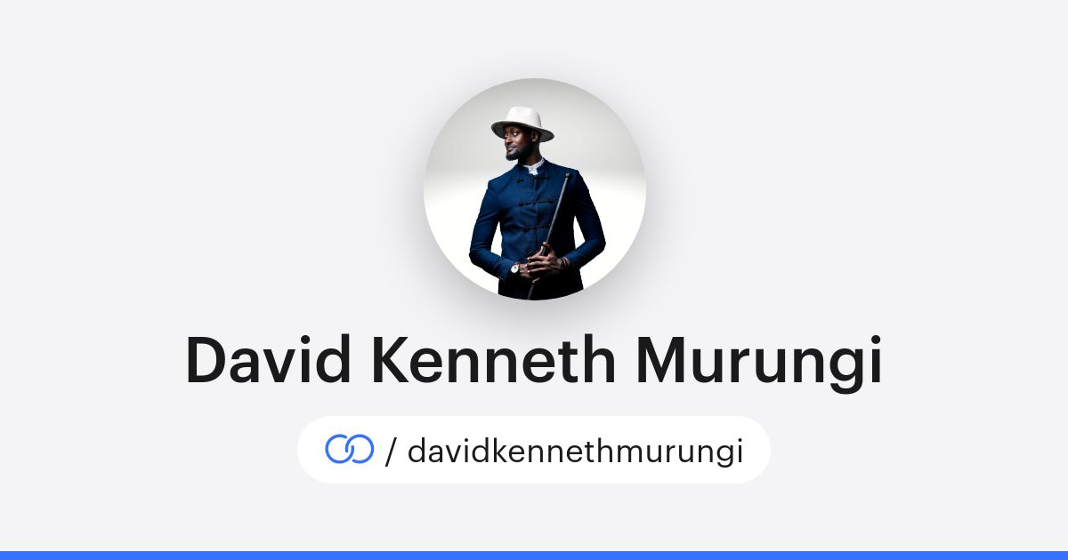 David Kenneth Murungi (/davidkennethmurungi) · solo.to