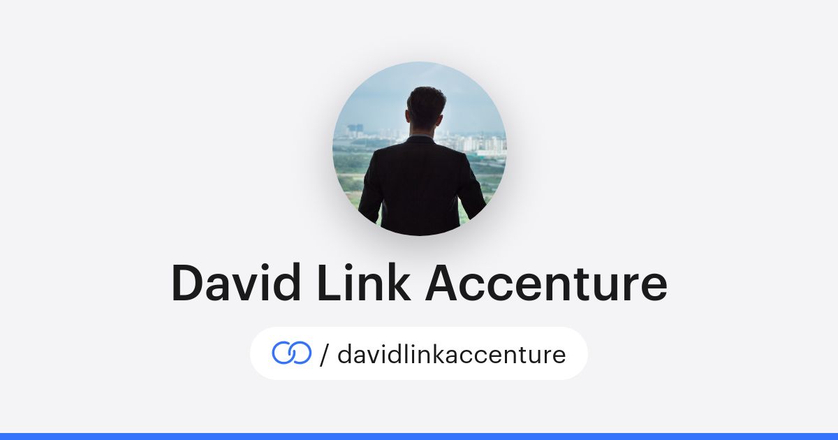 David Link Accenture (/davidlinkaccenture) · solo.to