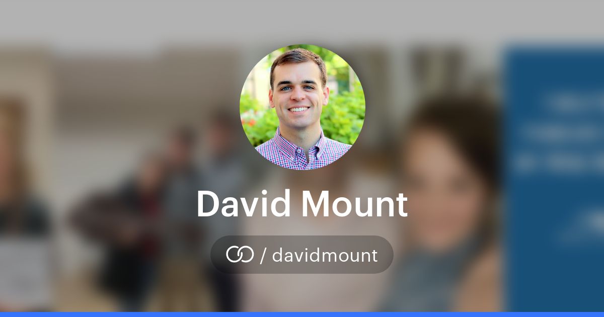 David Mount (/davidmount) · solo.to