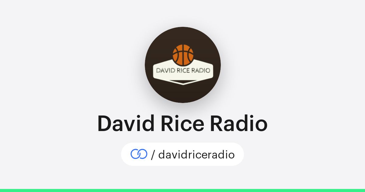 David Rice Radio (/davidriceradio) · solo.to