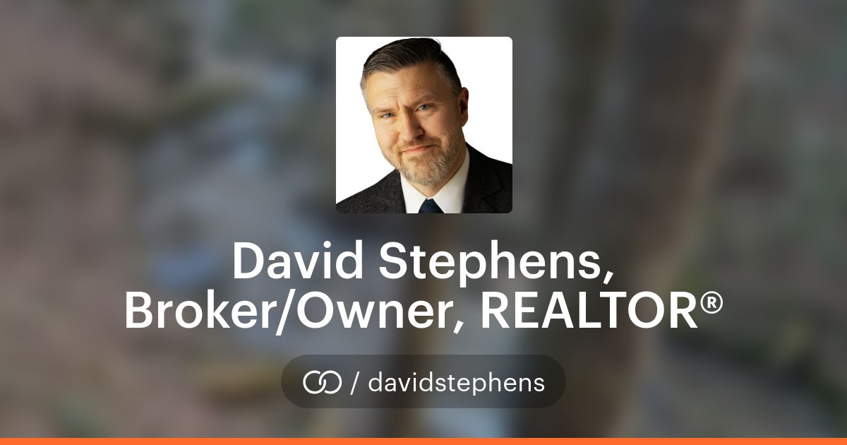 David Stephens, Broker/Owner, REALTOR® (/davidstephens) · solo.to