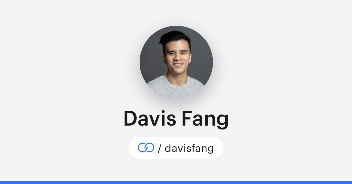 Davis Fang (/davisfang) · solo.to