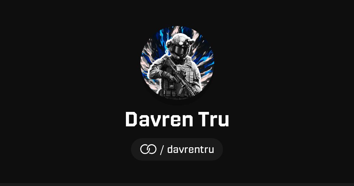 Davren Tru (/davrentru) · solo.to