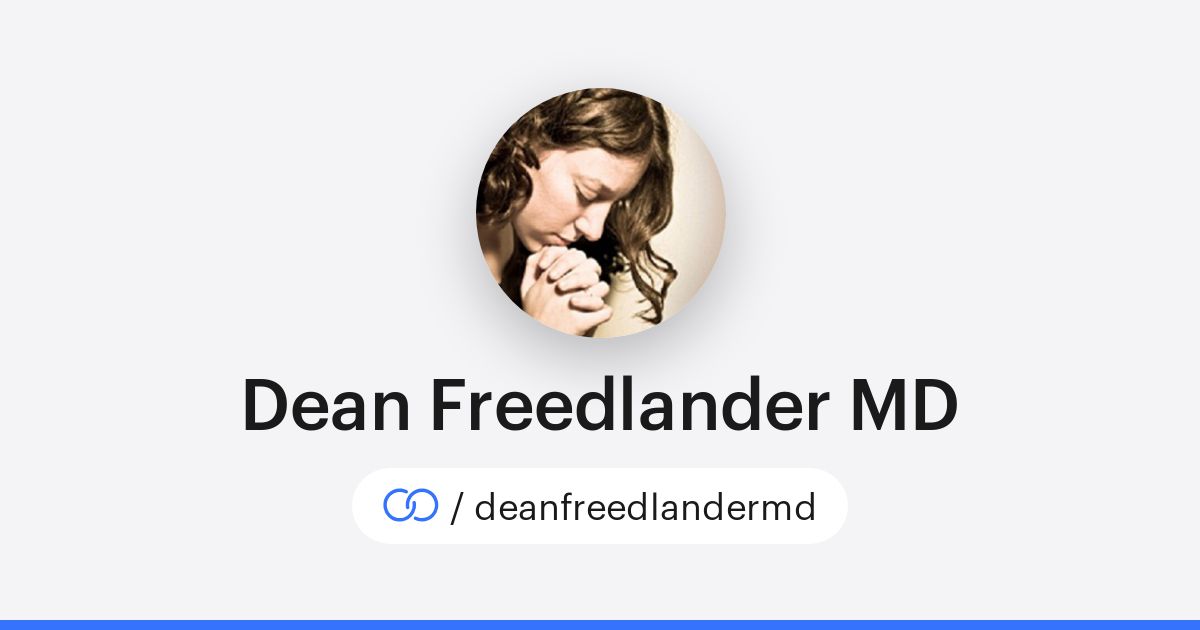 Dean Freedlander MD (/deanfreedlandermd) · solo.to