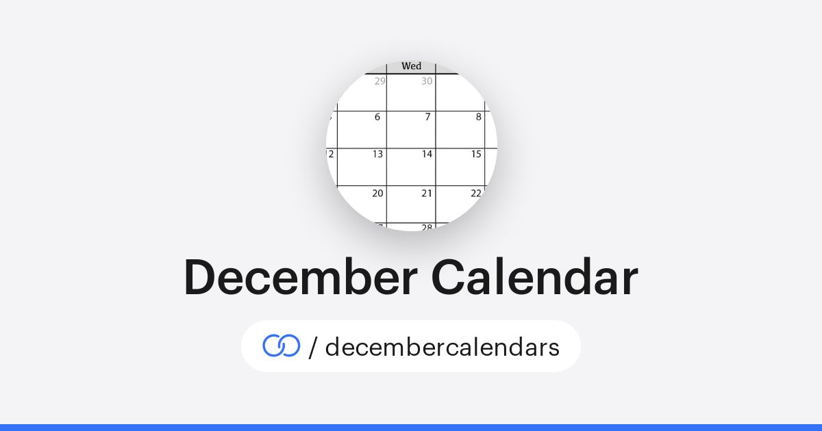December Calendar (/decembercalendars) · solo.to