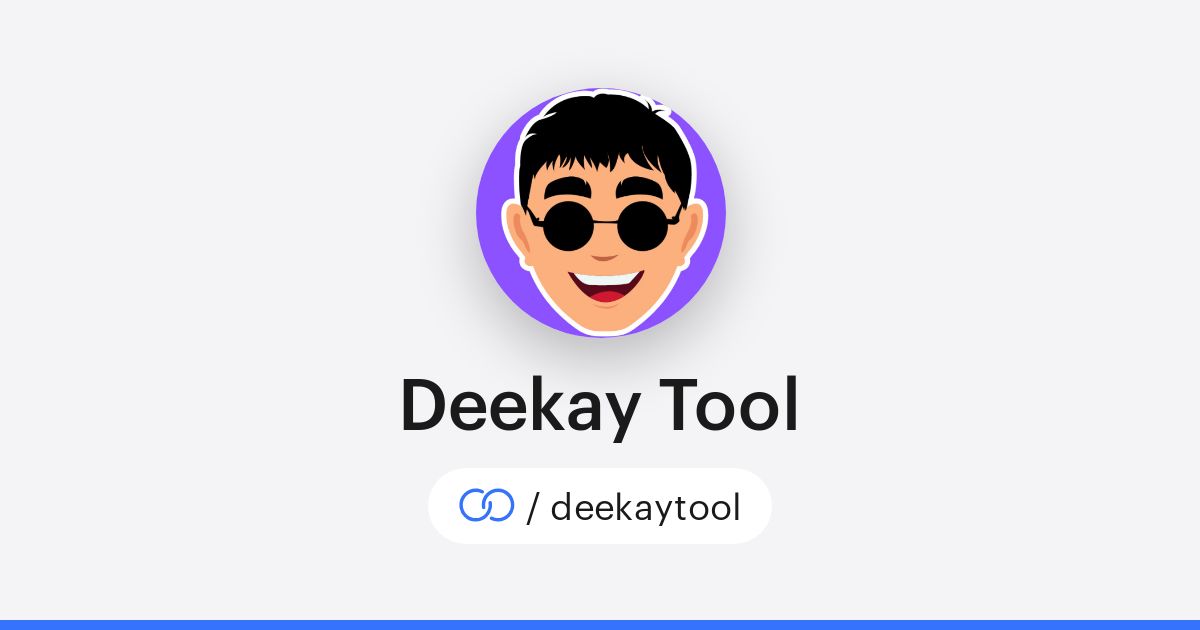 Deekay Tool (/deekaytool) · solo.to