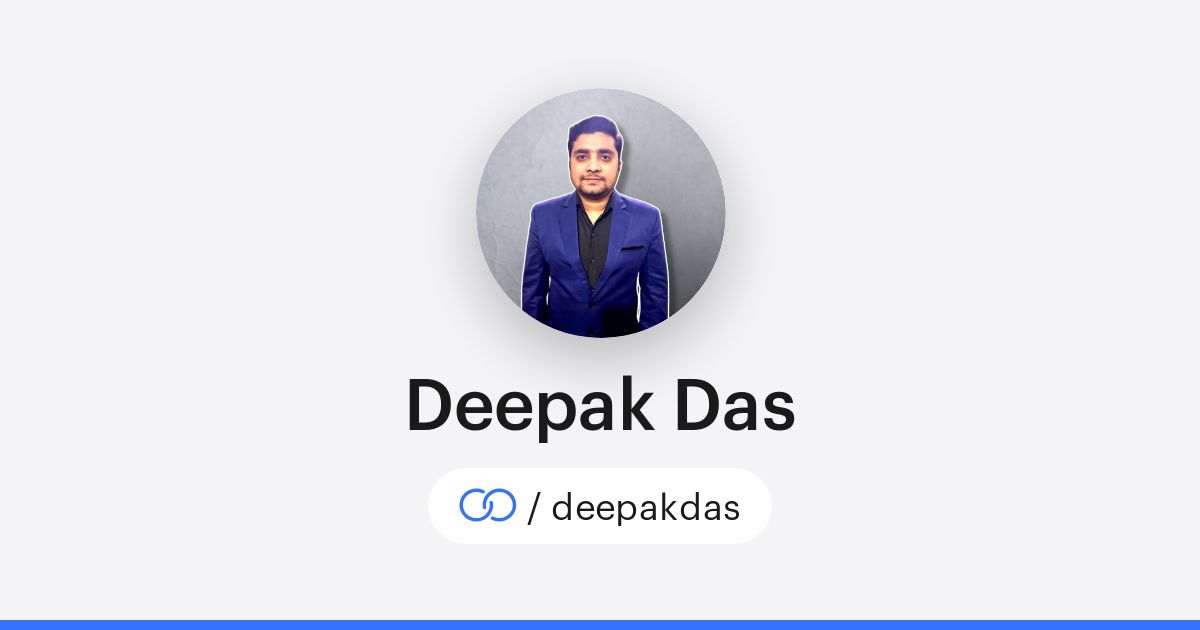 Deepak Das (/deepakdas) · solo.to