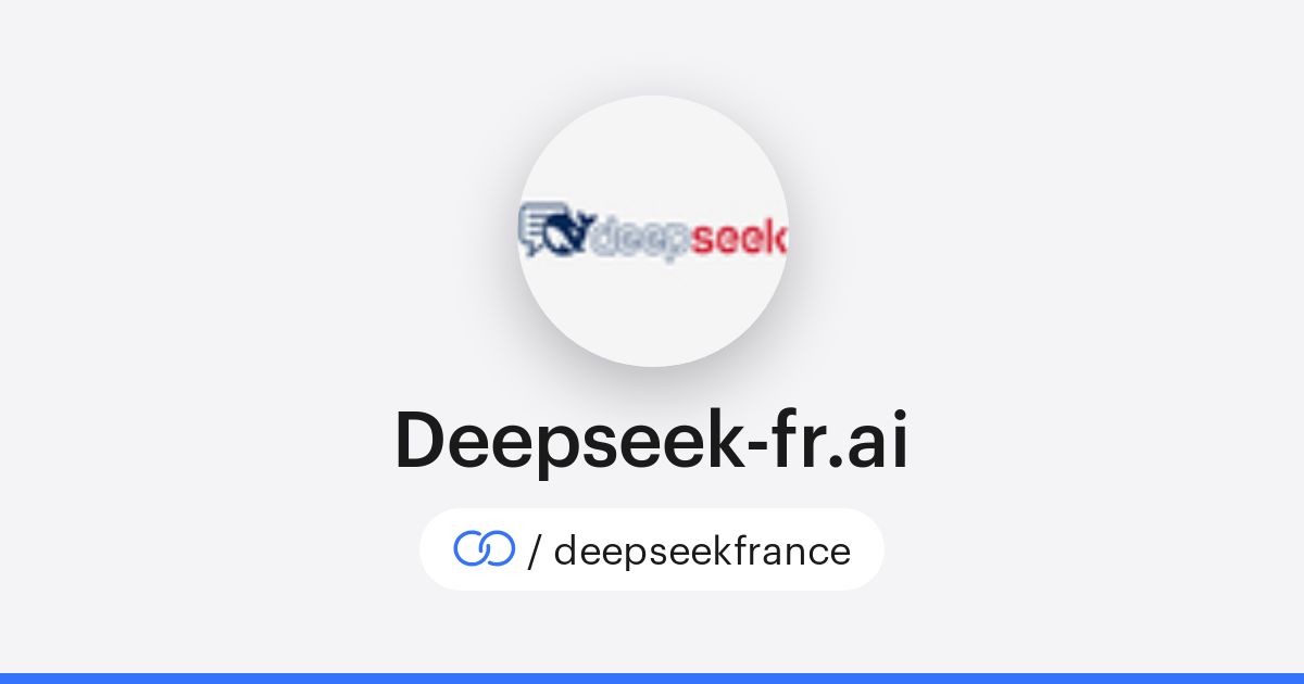 Deepseek-fr.ai (/deepseekfrance) · solo.to