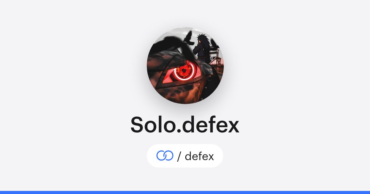 Solo.defex (/defex) · solo.to