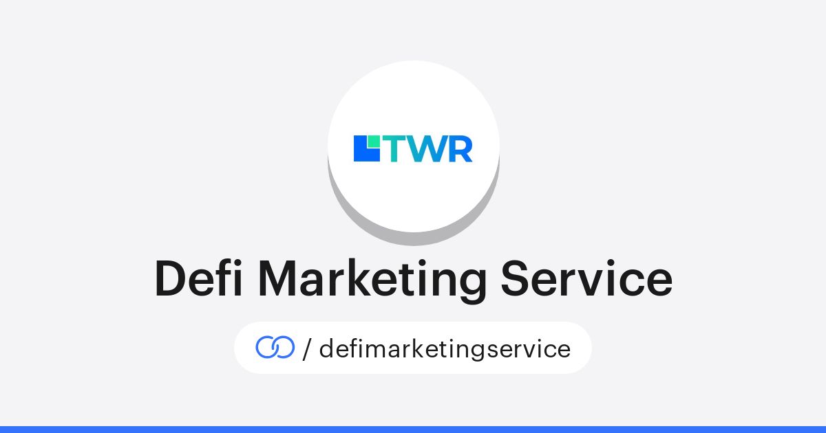 Defi Marketing Service (/defimarketingservice) · solo.to