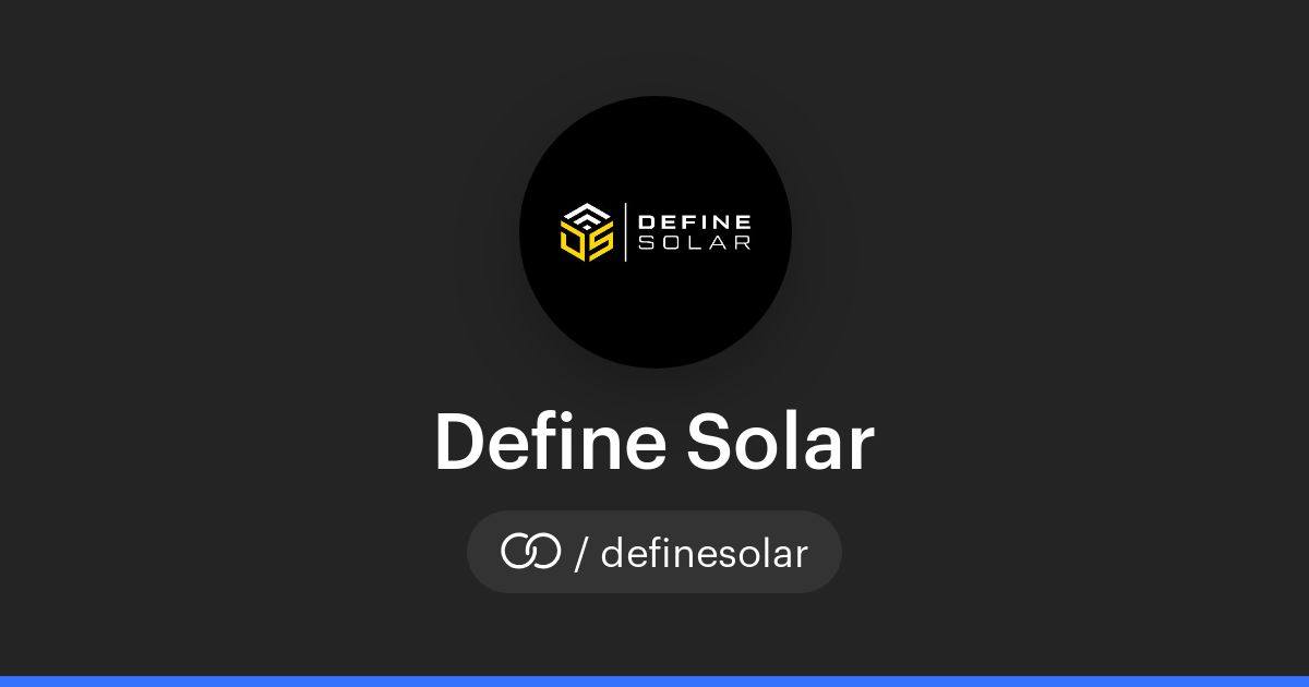Define Solar (/definesolar) · solo.to