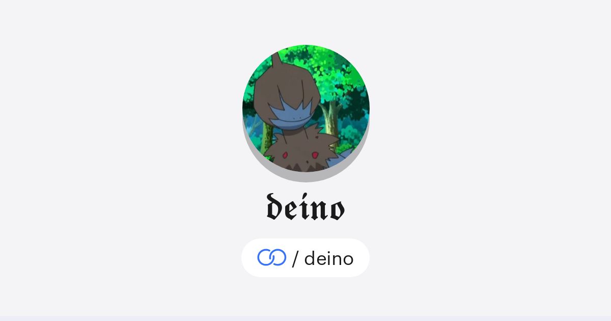 𝖉𝖊𝖎𝖓𝖔 (/deino) · solo.to