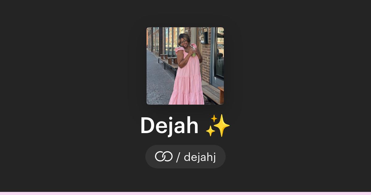 Dejah (/dejahj) · solo.to