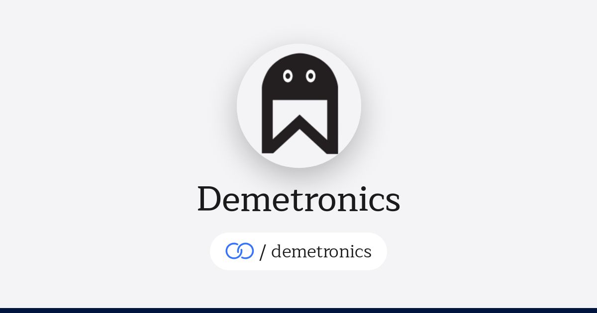 Demetronics · solo.to