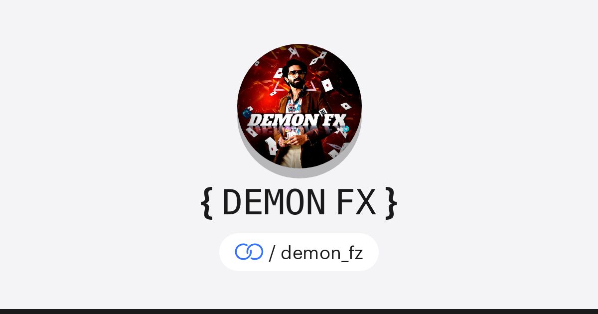 { 𝙳𝙴𝙼𝙾𝙽 𝙵𝚇 } (/demon_fz) · solo.to
