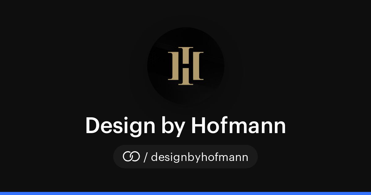 Design by Hofmann (/designbyhofmann) · solo.to