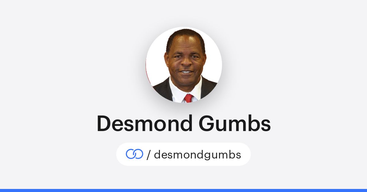 Desmond Gumbs (/desmondgumbs) · solo.to