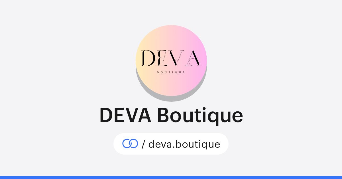 DEVA Boutique (/deva.boutique) · solo.to