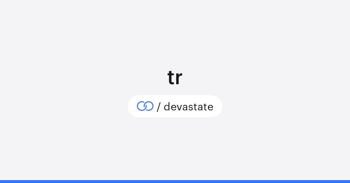tr (/devastate) · solo.to