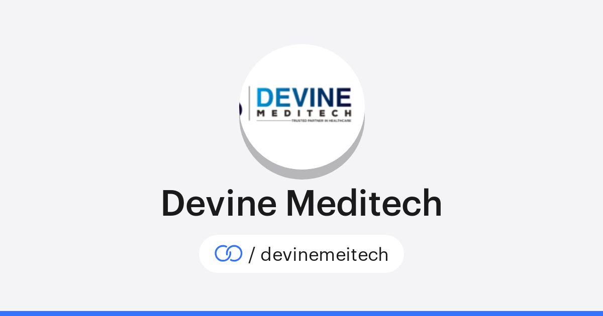 Devine Meditech (/devinemeitech) · solo.to