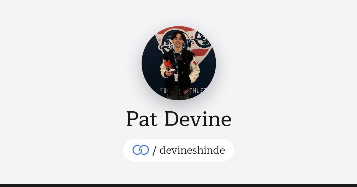 Pat Devine (/devineshinde) · solo.to