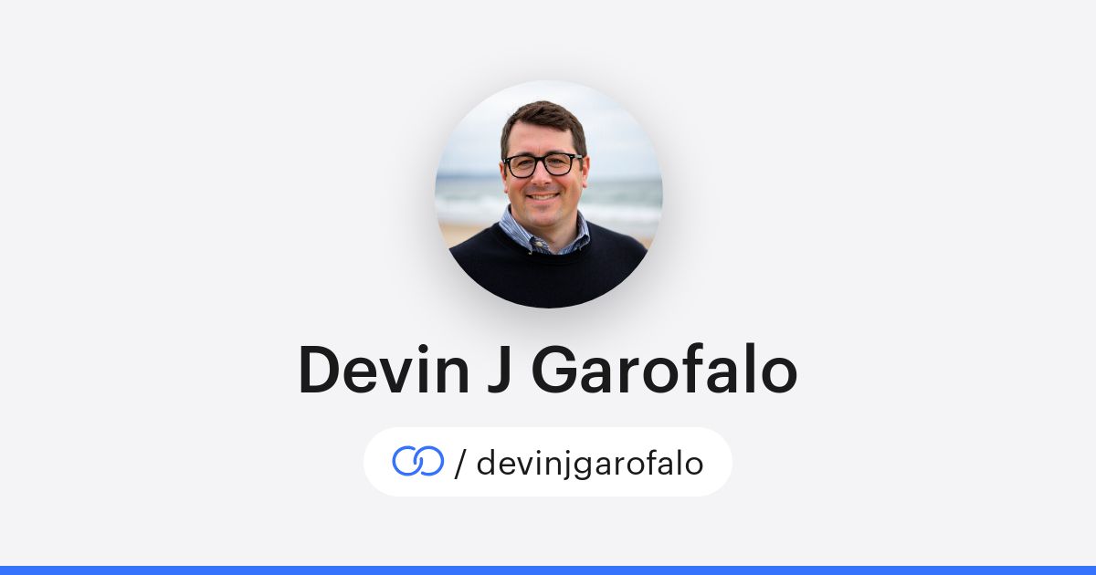 Devin J Garofalo (/devinjgarofalo) · solo.to