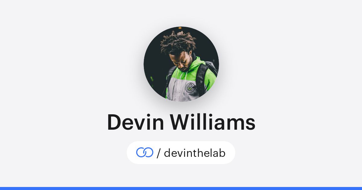 Devin Williams (/devinthelab) · solo.to