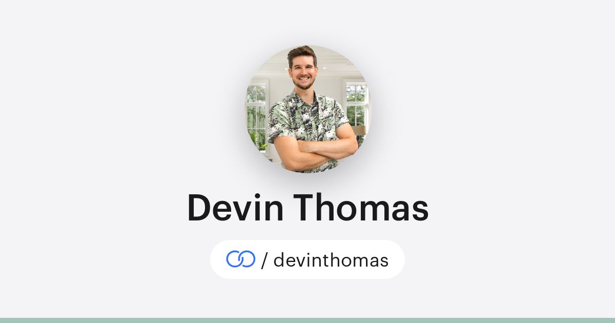 Devin Thomas (/devinthomas) · solo.to
