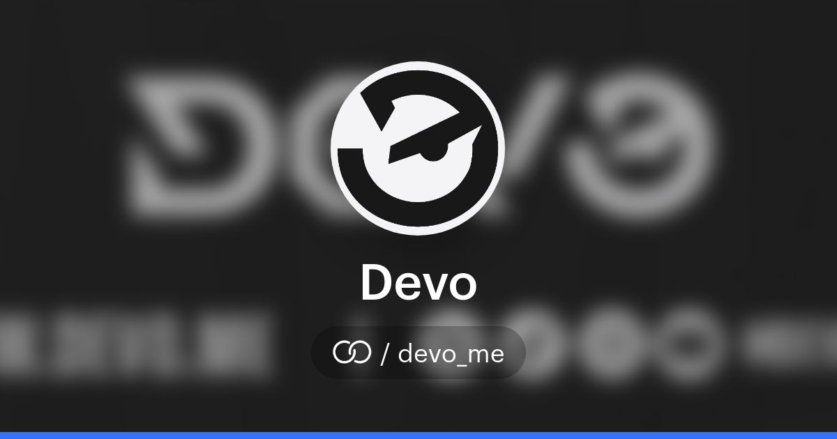 Devo (/devo_me) · solo.to