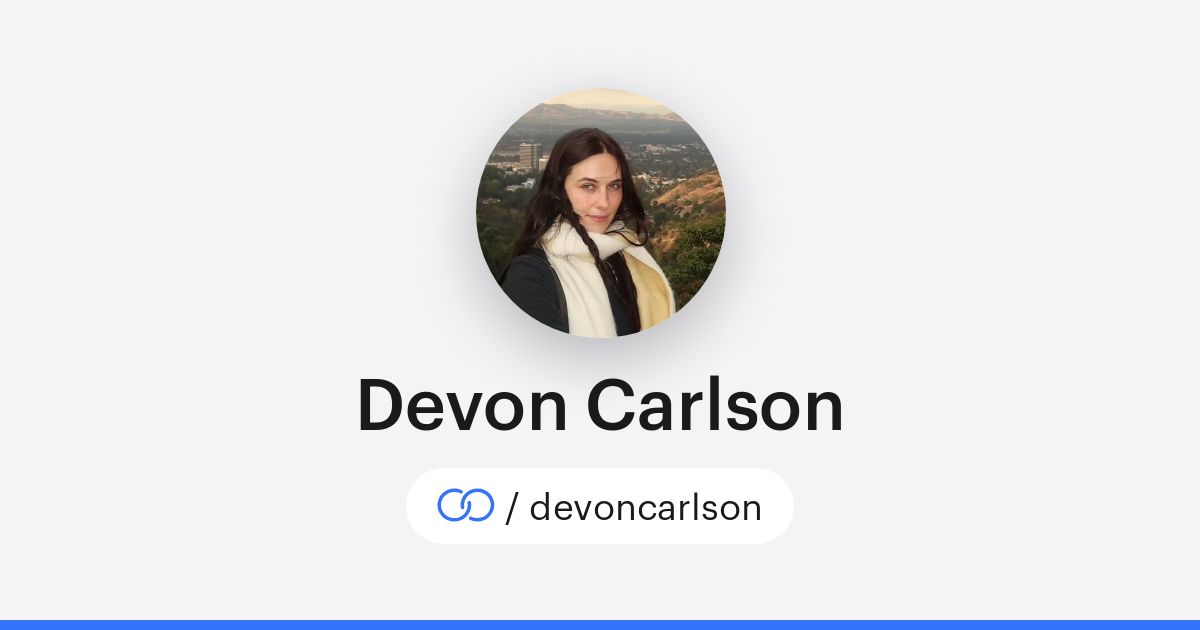Devon Carlson (/devoncarlson) · solo.to