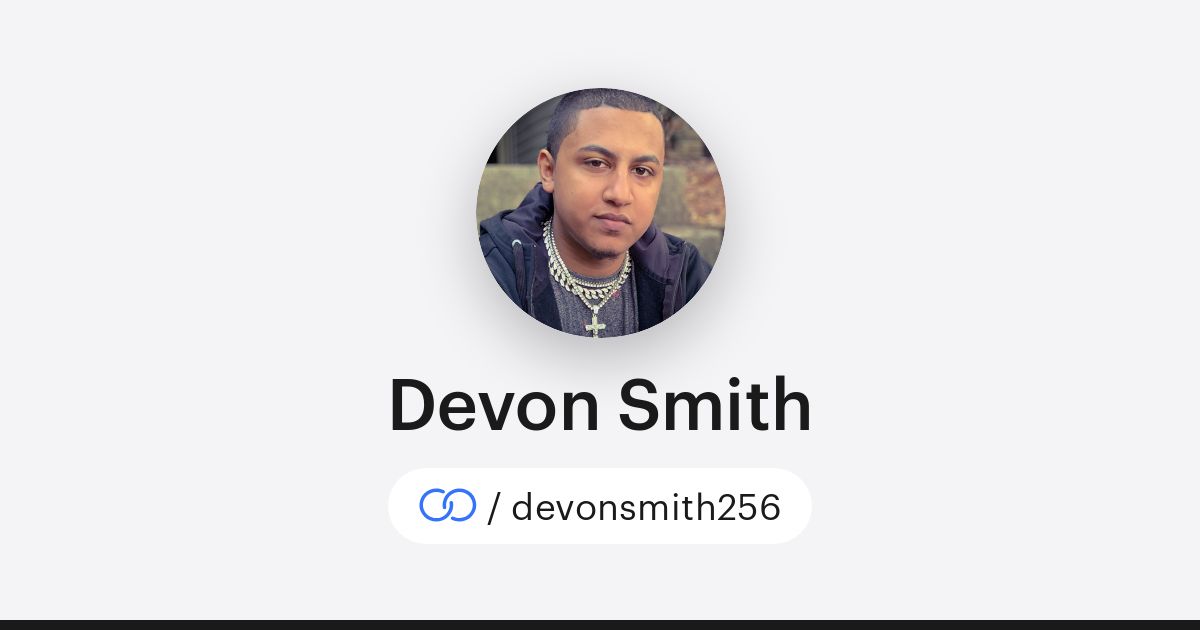 Devon Smith (/devonsmith256) · solo.to