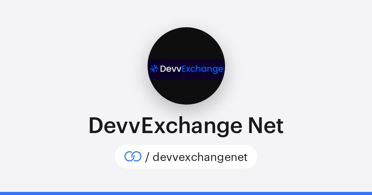DevvExchange Net (/devvexchangenet) · solo.to