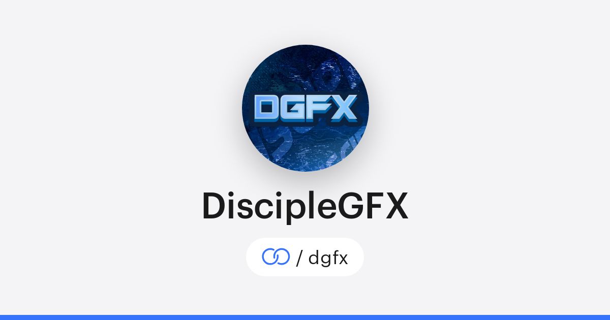 DiscipleGFX (/dgfx) · solo.to