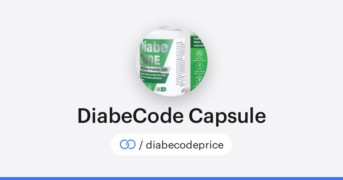 DiabeCode Capsule (/diabecodeprice) · solo.to
