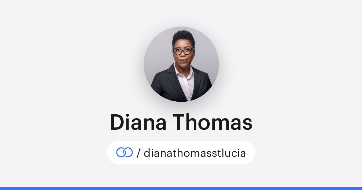 Diana Thomas (/dianathomasstlucia) · solo.to