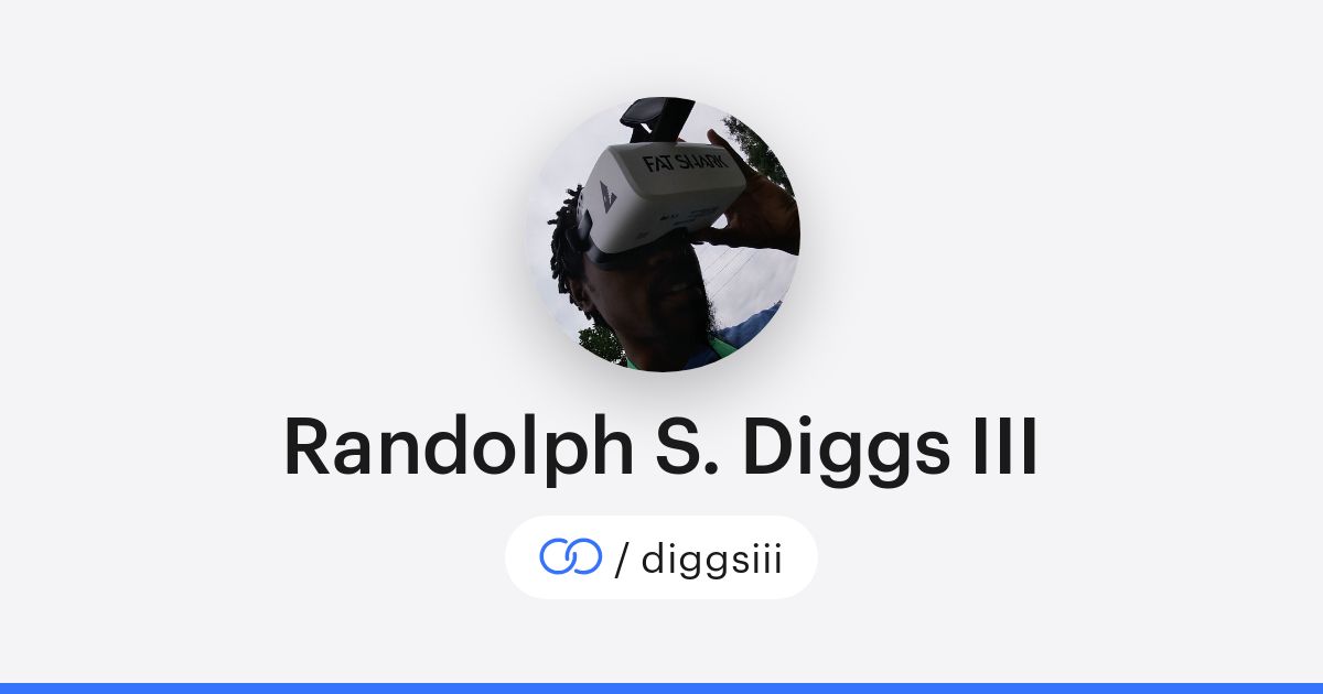 Randolph S. Diggs III (/diggsiii) · solo.to